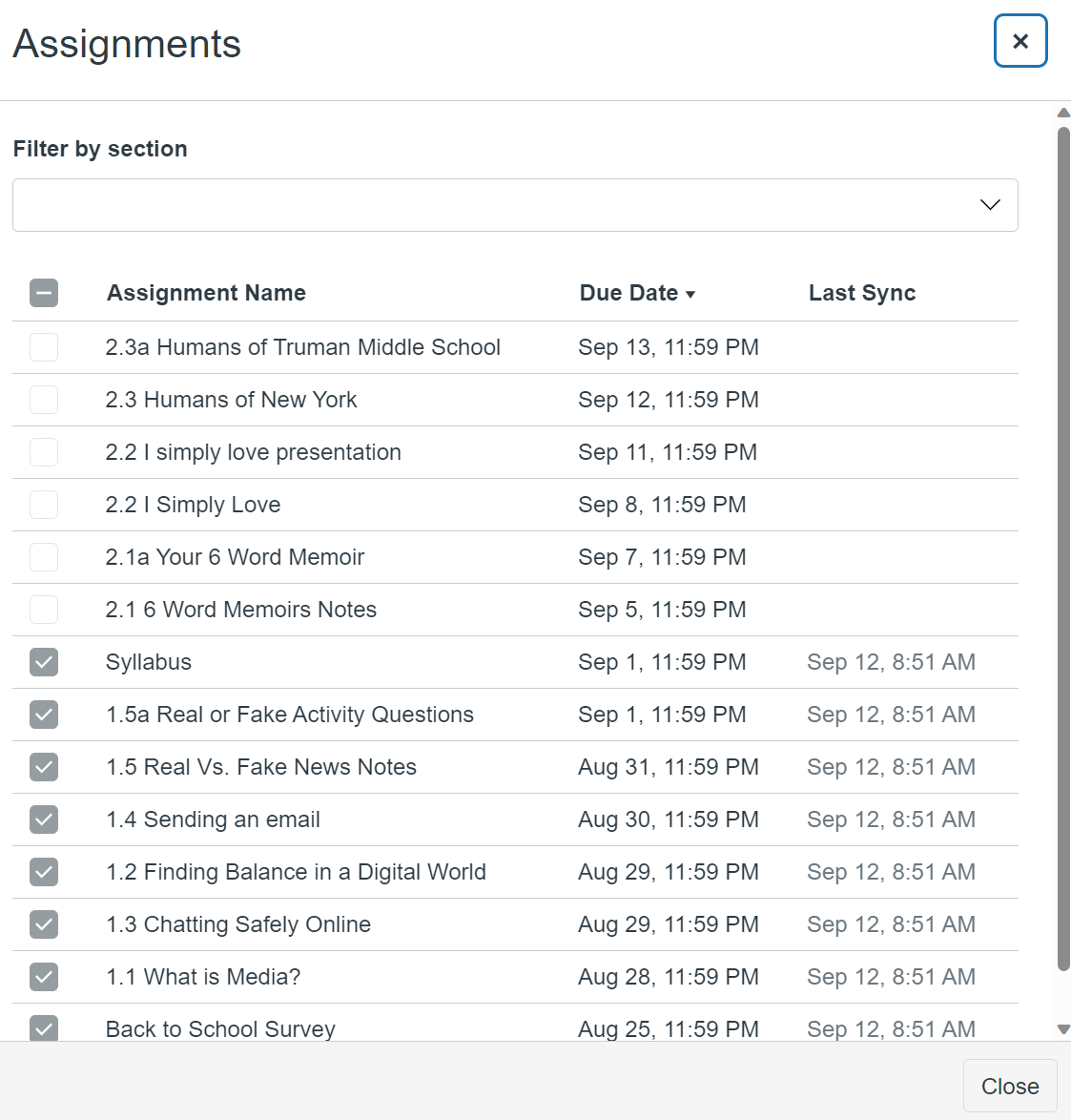 Grades Wont Sync Every Box Checked Instructure Community 579894